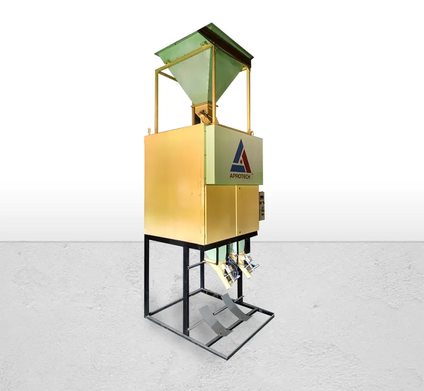 Double Spout Rice Packing Machine | Aprotech Engineers